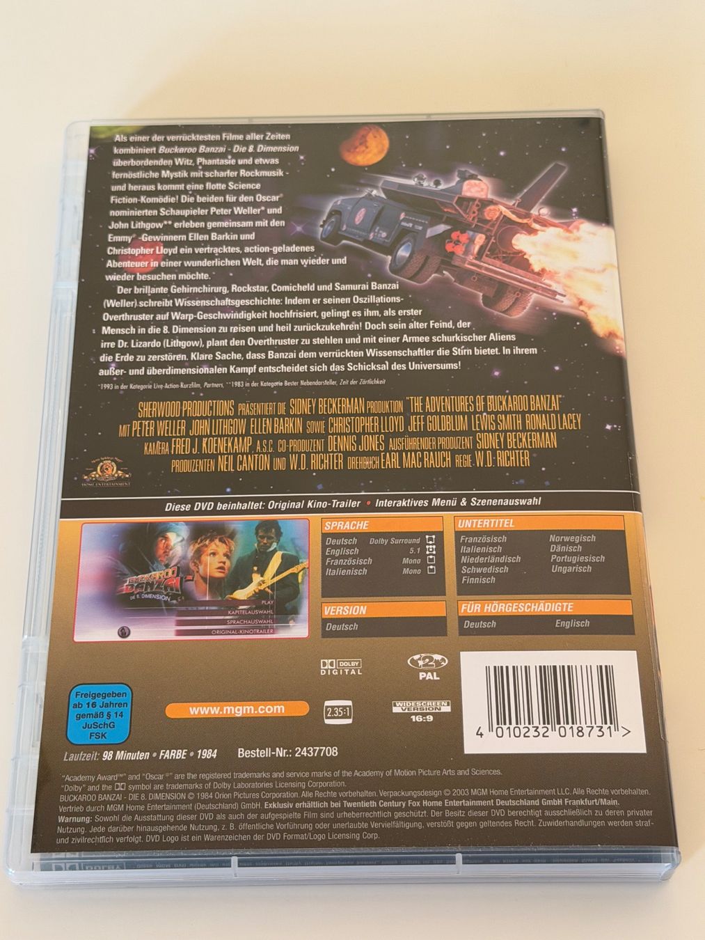 Buckaroo Banzai – Die 8. Dimension! DVD (Gebraucht) in Altstätten SG ...