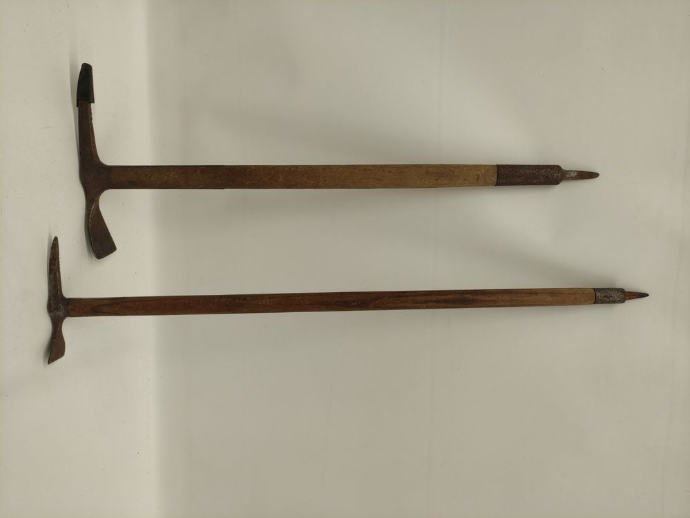 2 alte Bergsteiger Pickel Eispickel Tödi Prima Saas Almagell (Gebraucht ...