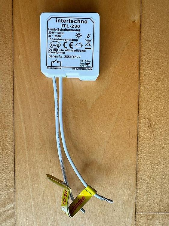 Intertechno ITL-230 Intertechno Funk-Modul Ein/Aus (Gebraucht) in Zug ...