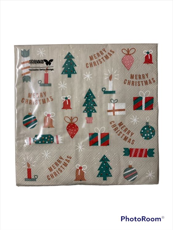 20 Servietten Weihnachten 33x33cm | Kaufen auf Ricardo
