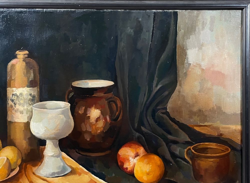 Richard Taubenek (1940) grosses Gemälde - Stillleben (Gebraucht) in Root für CHF 25 – mit ...