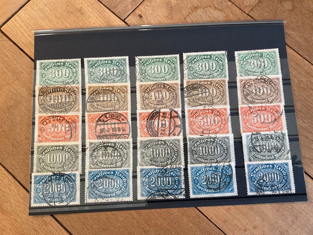 INFLATION BRIEFMARKEN DEUTSCHES REICH, SCHÖNE BRIEFMARKEN (Gebraucht) in Lugano für CHF 5 – mit ...