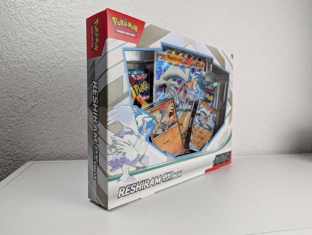 Pokémon TCG: Reshiram EX Box EN New - Boosters EV 09 & 10 (Neu und ...
