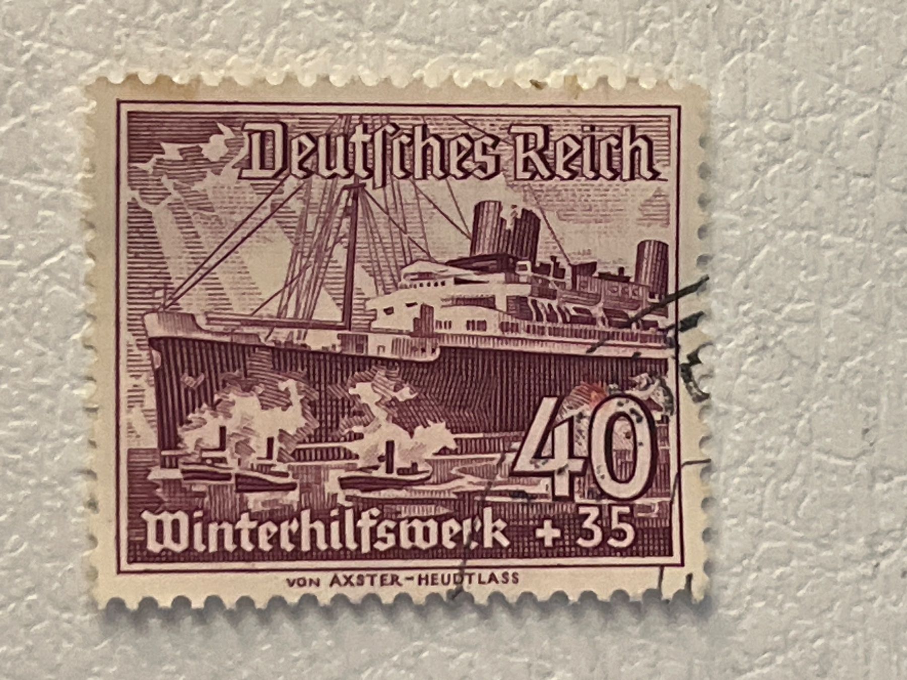 DR - Deutsche Reich / 3° Reich / Briefmarke (Gebraucht) in Chiasso für ...