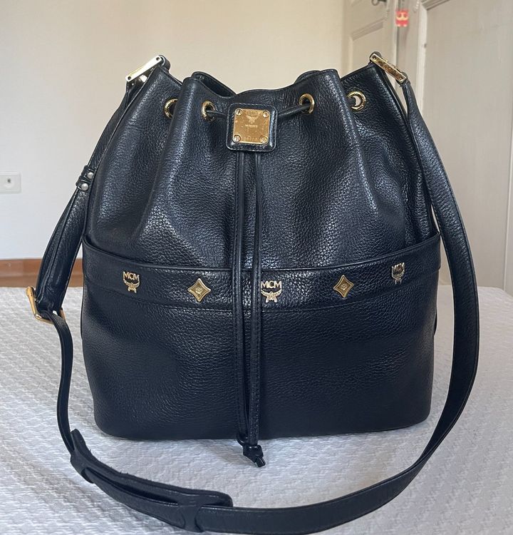 Original MCM Bucket Bag aus Leder, Made in Germany (Gebraucht) in ...