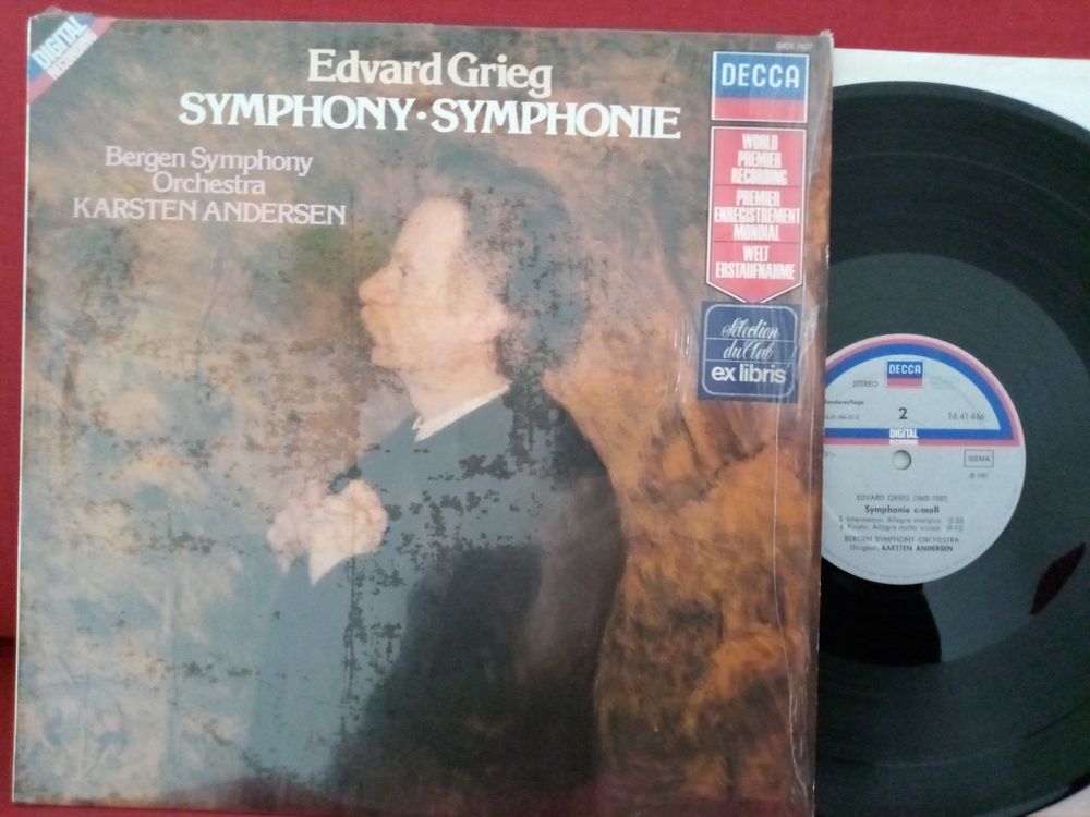 GRIEG: Symphony, Karsten ANDERSEN; LP Decca digital | Kaufen auf Ricardo