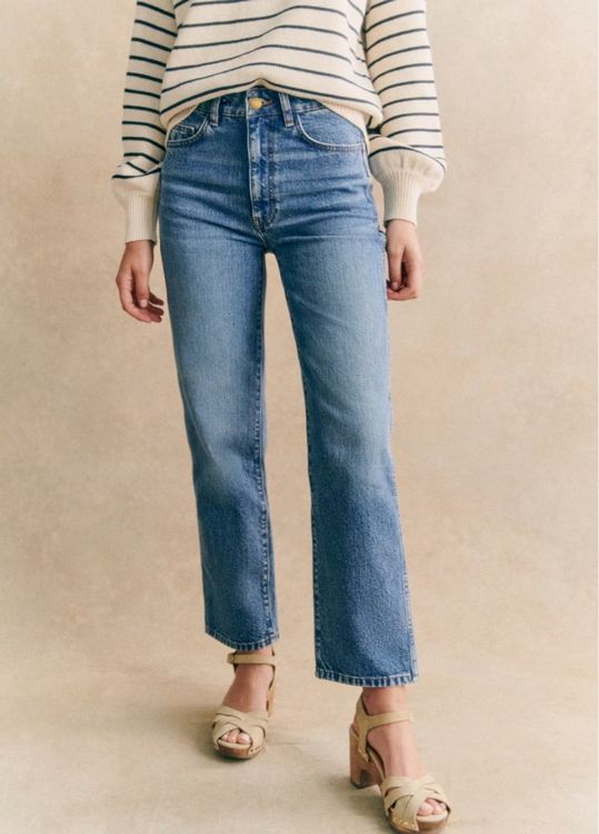 Jean denim Sézane L’Iconique Droit T38 | Kaufen auf Ricardo