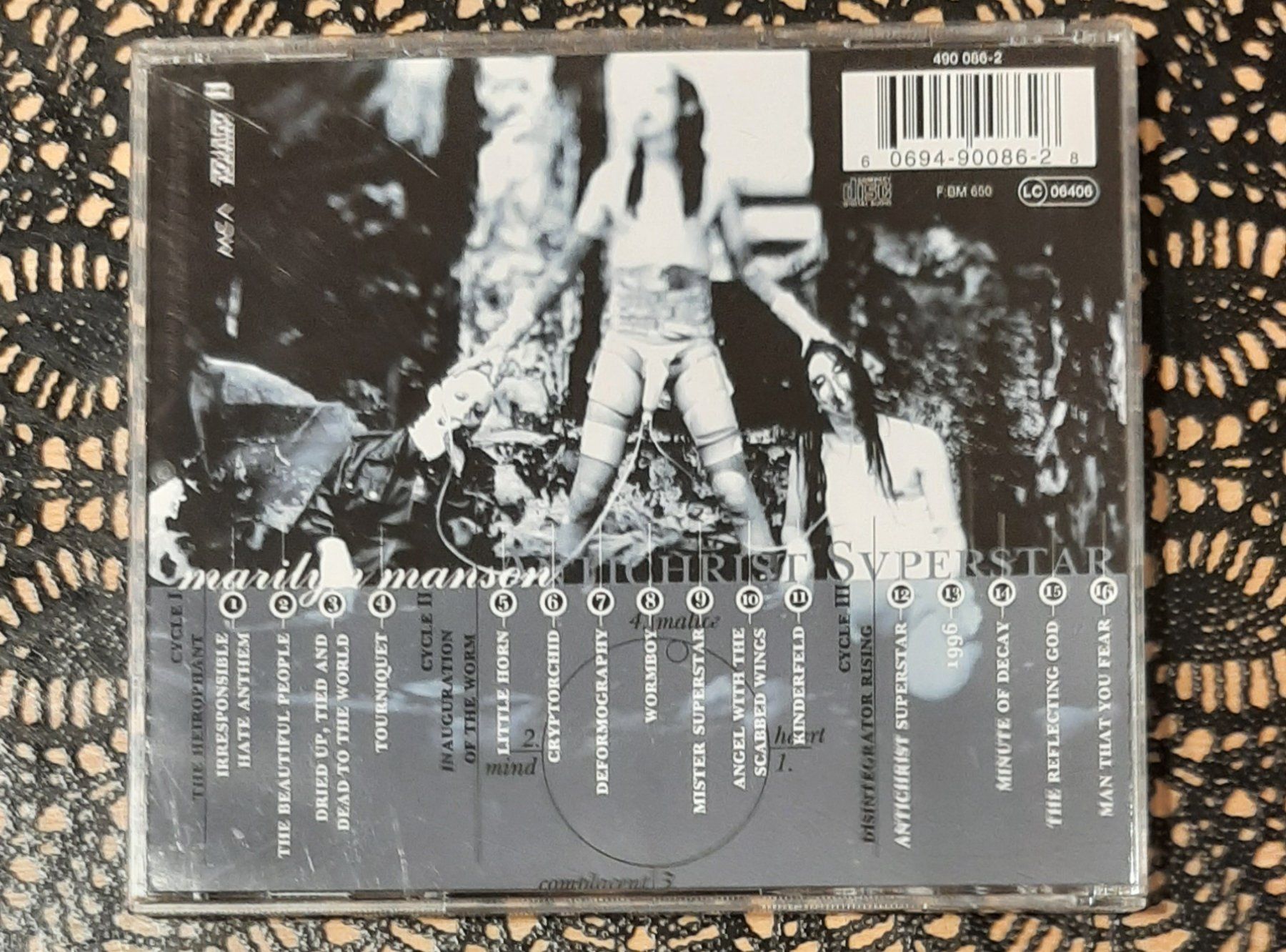 Marilyn Manson - Antichrist Superstar, USA Altern Metal 1996 (Gebraucht ...