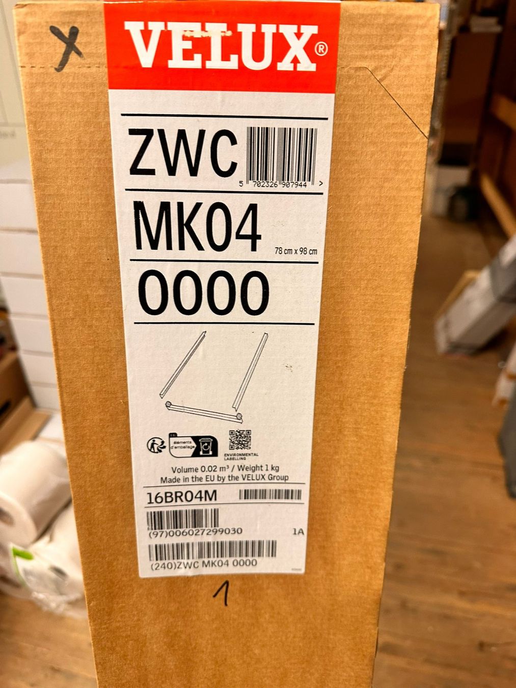 Neues Velux ZWC MK04 0000 Abdeckblech (Neu und originalverpackt) in ...