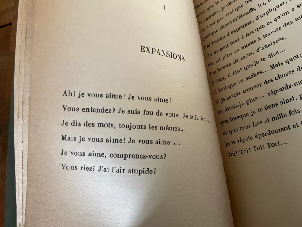 Livre ancien "Toi et Moi" de Paul Géraldy, édition 1922 (D'occasion) à ...