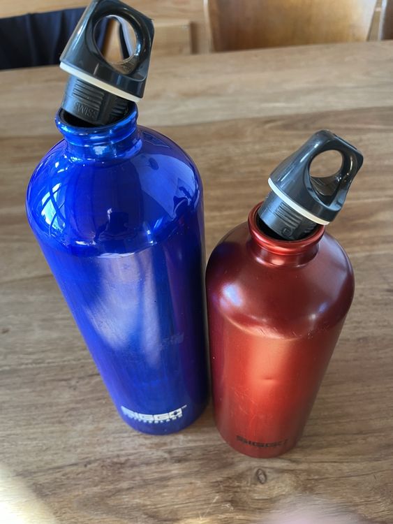 Zwei SIGG Alu Flaschen 1l & 1,5l für ein Stutz..;-) | Kaufen auf Ricardo