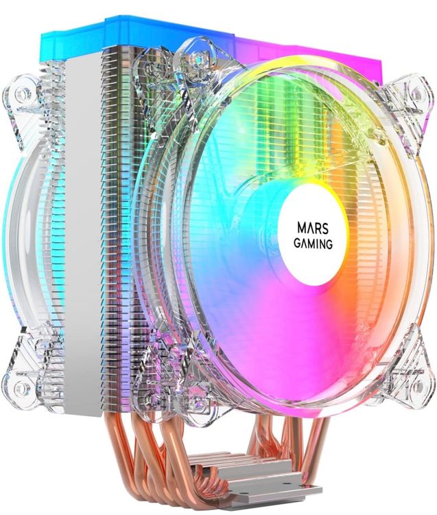 Dreifach ARBG CPU Kühler Mars Gaming, 2 Lüfter, 12 cm (Neu (gemäss ...