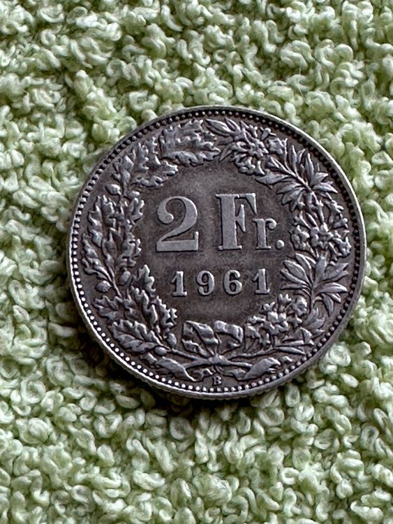 Schweizer Münze Fr. 2.- 1961 (Gebraucht) in Obergerlafingen für CHF 5 – mit Lieferung auf ...