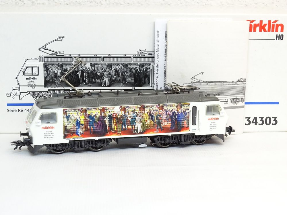 Märklin 34303 Re446, RE4/4, 150 Jahre SBB, Delta, H0,WS/AC | Kaufen auf ...
