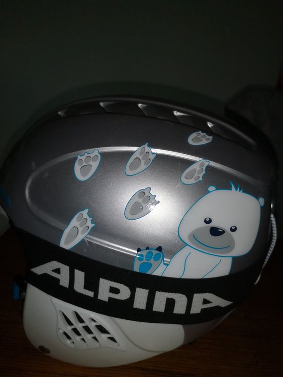 Skihelm Alpina Eisbär 51-55 (Gebraucht) in Vordemwald für CHF 5 – mit ...
