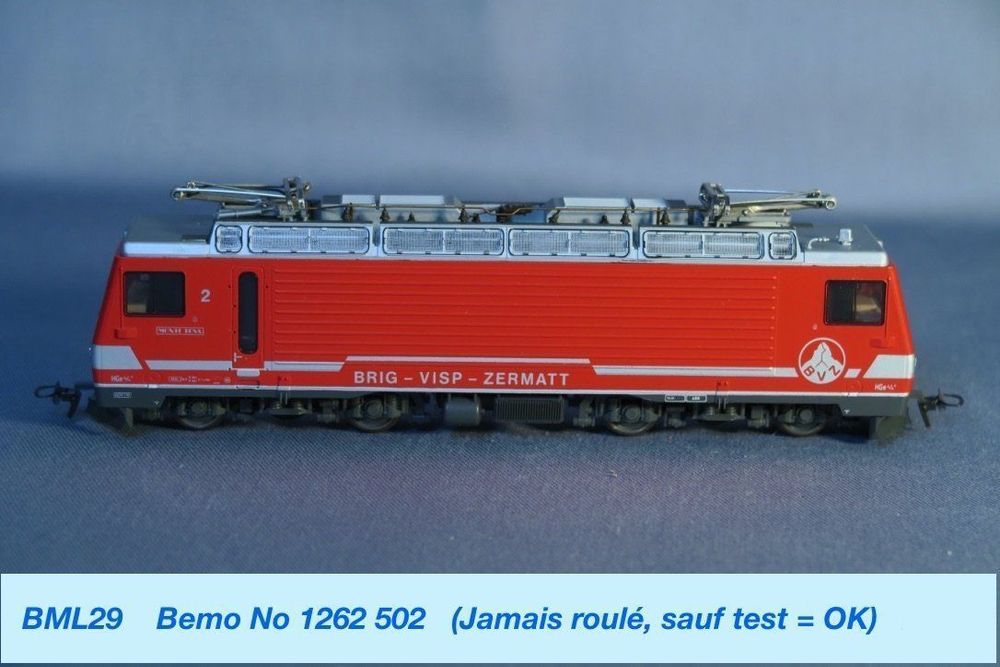BEMO LOCOMOTIVE BVZ (Neu (gemäss Beschreibung)) in Confignon für CHF ...