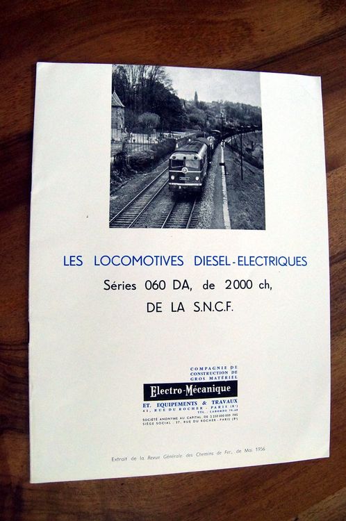 Le Locomotives diesel-electriques série 060 DA de la SNCF (D'occasion ...