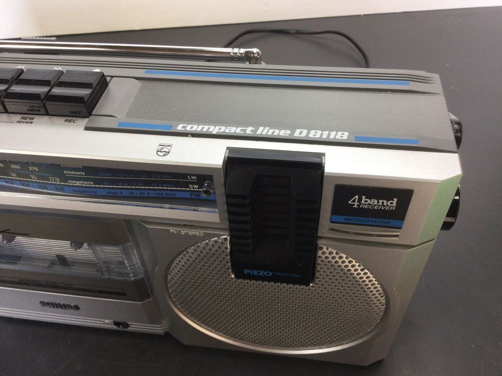 Philips Compact Line D 8118 Radio FM + Kassettenspieler (Gebraucht) in ...
