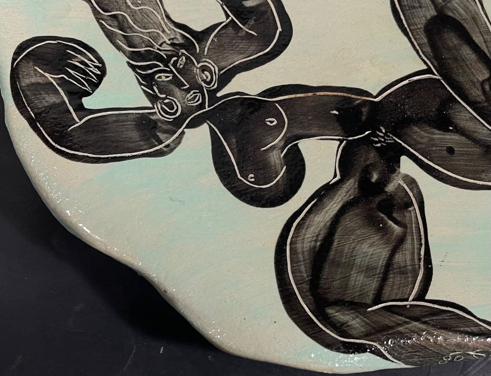 Grosse Keramik Akt Skulptur Monogrammiert Kaufen Auf Ricardo