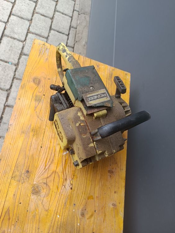 Antike Motorsäge Pioneer 1074 (Gebraucht) in Gontenschwil für CHF 25 – nur Abholung auf Ricardo ...