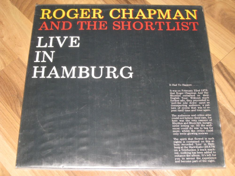 LP - ROGER CHAPMAN AND THE SHORTLIST (Gebraucht) in Steckborn für CHF 7 – mit Lieferung auf ...