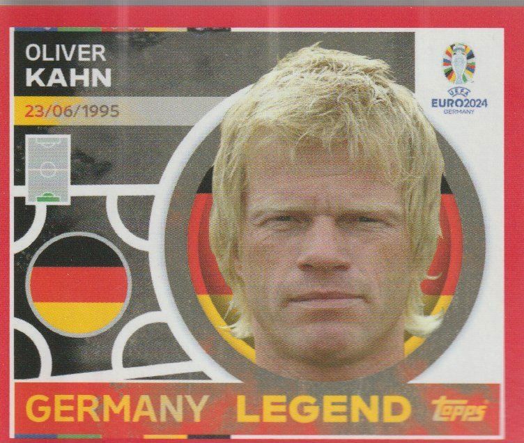 EURO 2024 Topps sticker GERMANY LEGEND GER 19 KAHN (Neu (gemäss ...