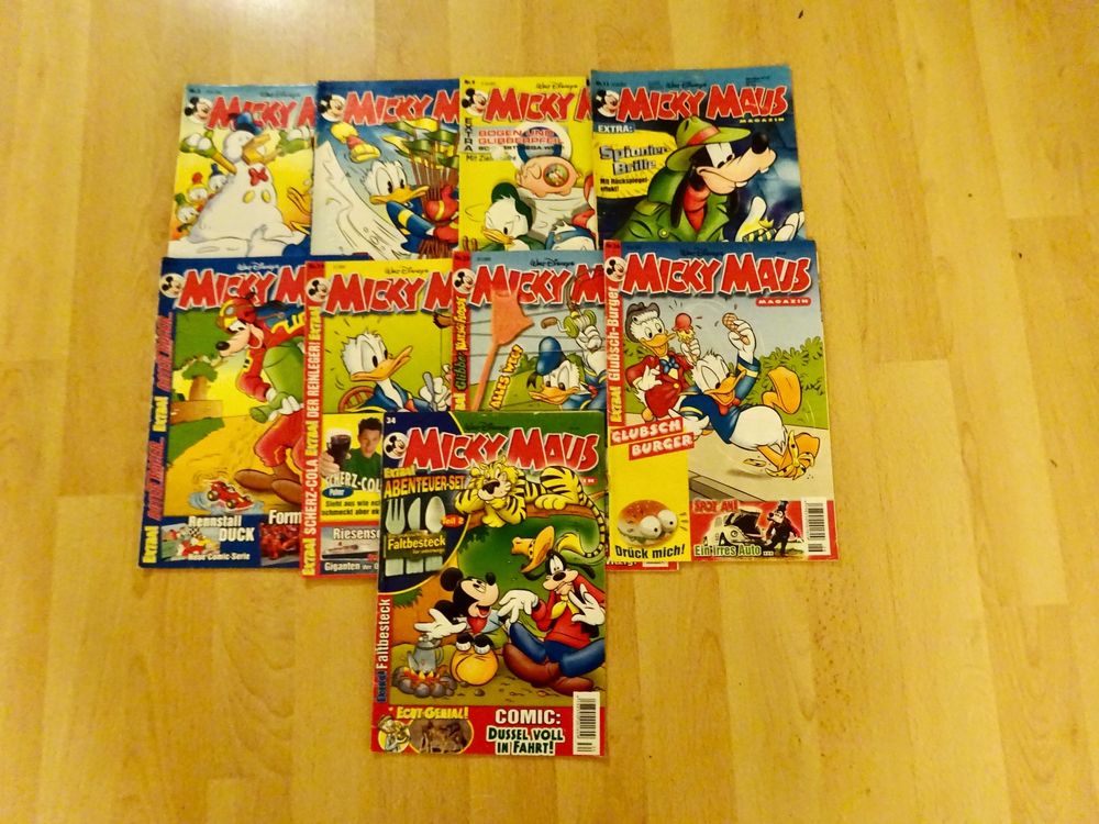 9 Stk. Micky Maus Hefte ( Jahr 2002 ) ! (Gebraucht) in Schänis für CHF 6 – mit Lieferung auf ...