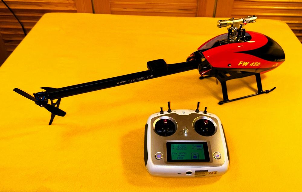 FlyWing RC Helikopter FW450L mit GPS (inkl. Sender und Akku) (Gebraucht) in Münchenbuchsee für ...
