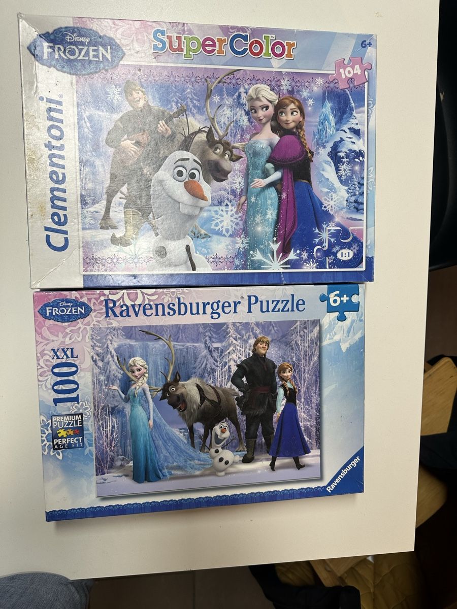 Frozen Anna und Elsa Puzzle 6+ (Gebraucht) in Busswil für CHF 6 – mit ...
