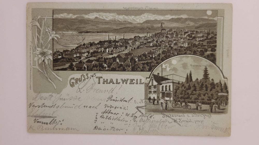 Gruss aus Thalwil Thalweil - Litho | Kaufen auf Ricardo