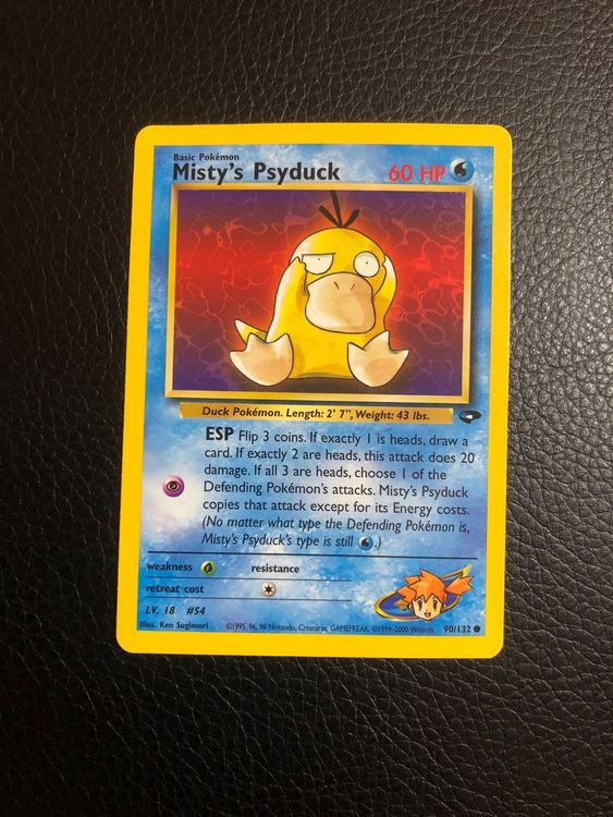Gym Challenge Misty’s Psyduck 90/132 Ab 1 | Kaufen auf Ricardo