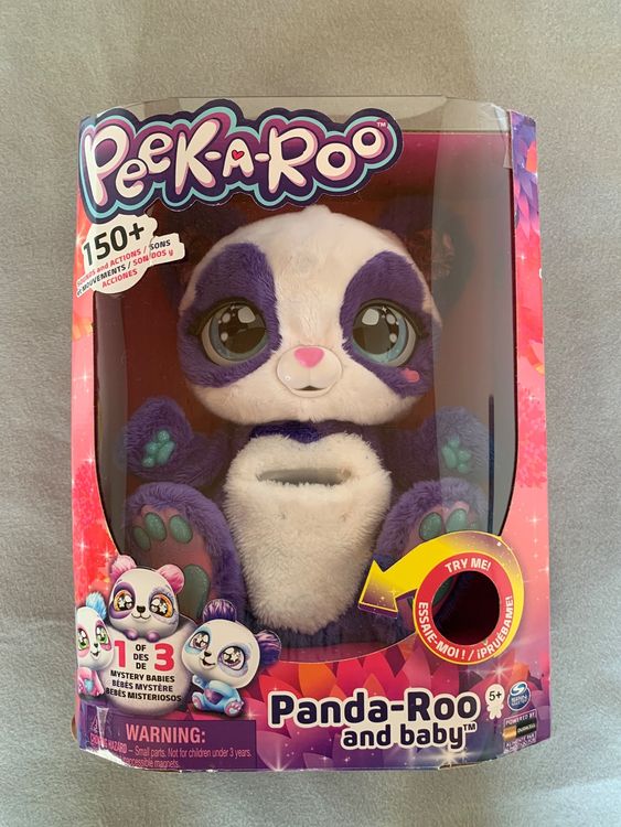 Peek-A-Roo Panda /Interaktives Plüschtier NEU!!(wie FurReal) | Kaufen ...