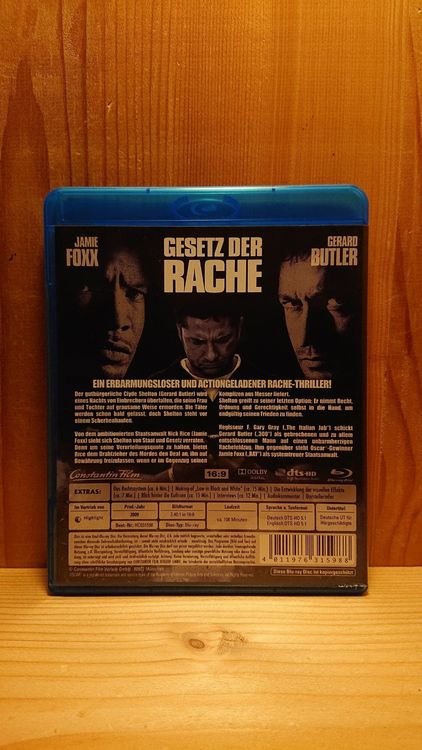 GESETZ DER RACHE Blu-Ray mit Gerard Butler und Jamie Foxx (Gebraucht) in Wilderswil für CHF 3.5 ...
