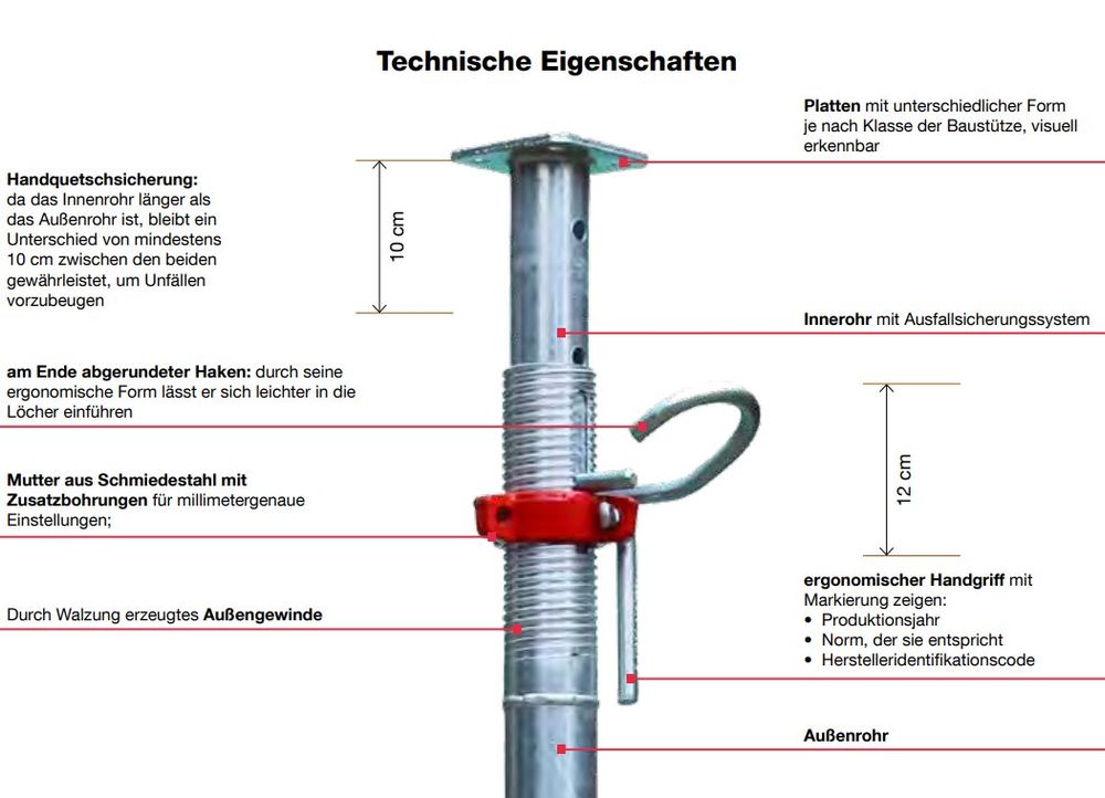 Baustützen DIN 1065 Klasse D | Kaufen auf Ricardo