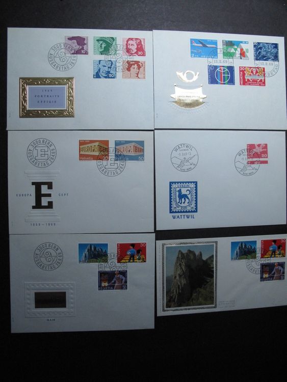 Schweiz FDC 1969 (Gebraucht) in Wil SG für CHF 1 – mit Lieferung auf Ricardo kaufen