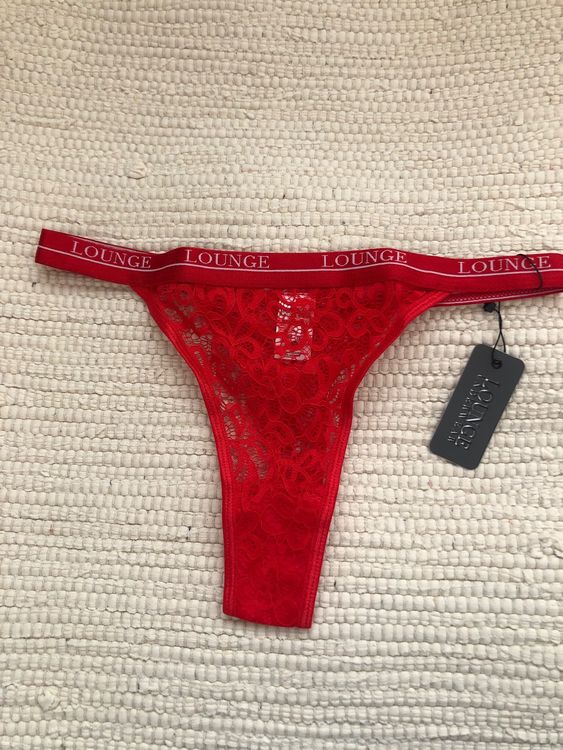 Lounge Underwear - Red Balcony String S (Neu und originalverpackt) in ...