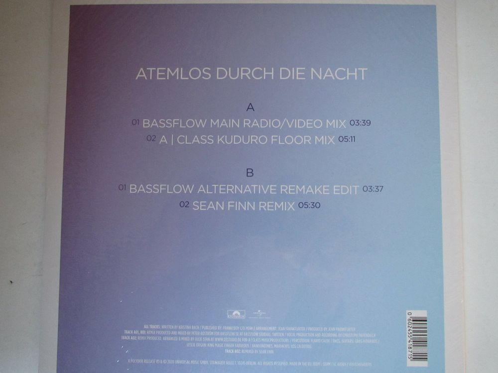 Helene Fischer Signierte Limitierte 10" Vinyl, Atemlos | Kaufen auf Ricardo