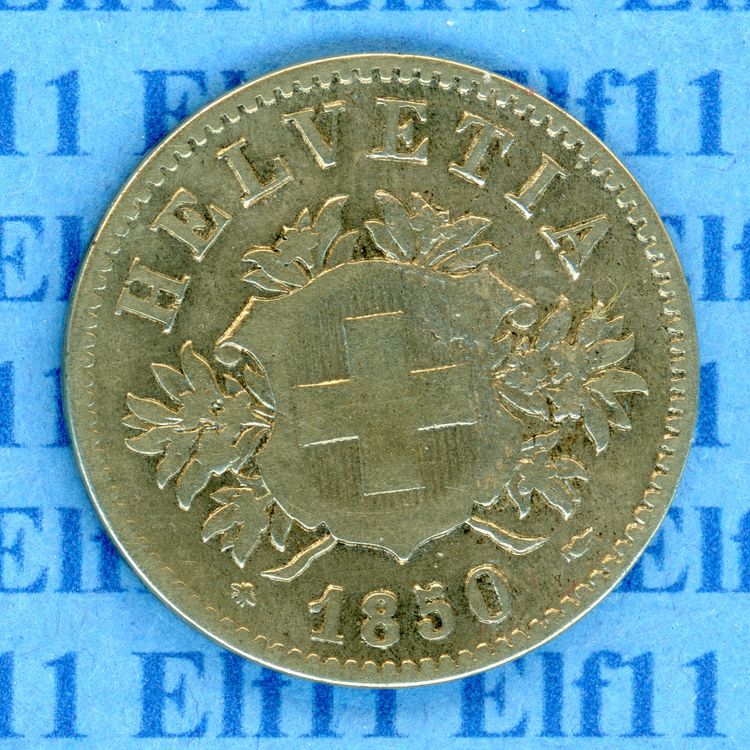 CHF___0.20 1850 ss 20 Rappen (Gebraucht) in Widnau für CHF 25 – mit Lieferung auf Ricardo kaufen