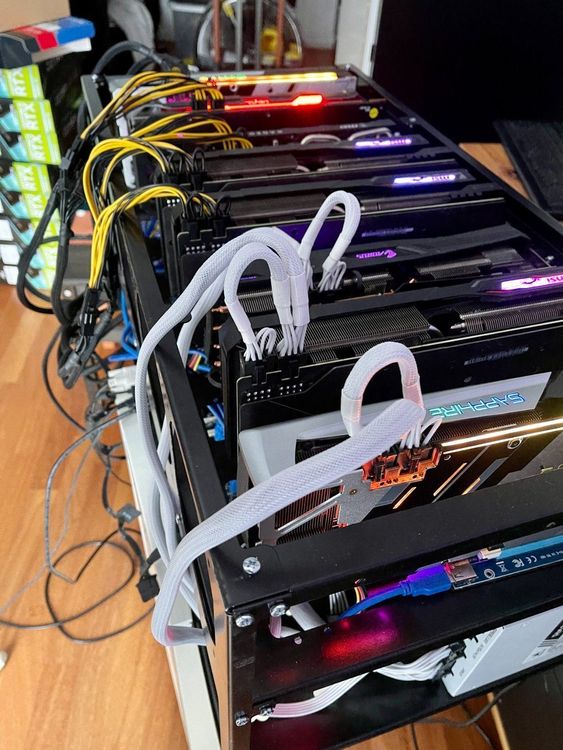 8x RX 5700 XT Mining Rig | Kaufen auf Ricardo