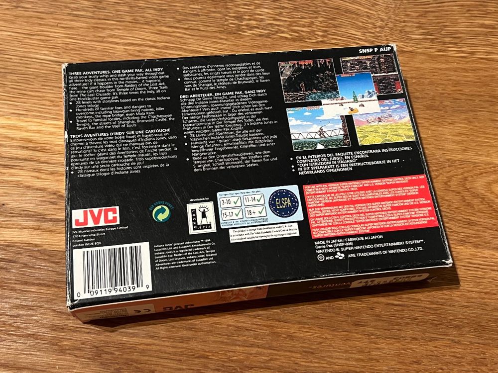 Nintendo SNES: Indiana Jones - Greatest Adventures! (Gebraucht) in ...