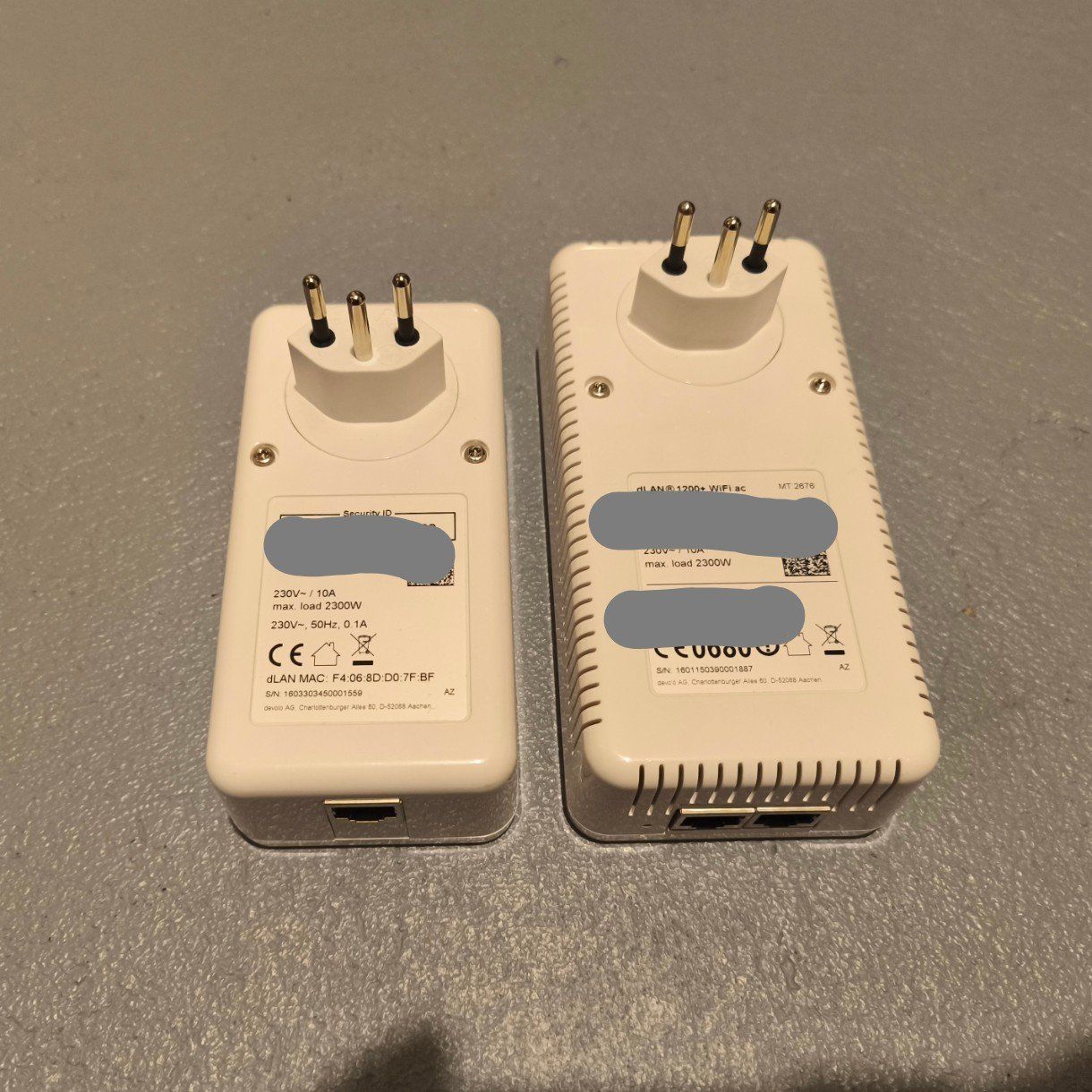 Devolo dLAN 1200+ WIFI ac Powerline Adapter Set mit WLAN (Gebraucht) in ...