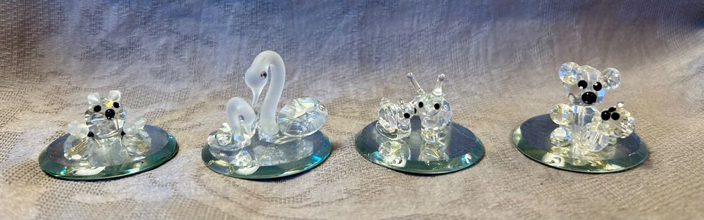 4 mamans et leurs bébés en cristal Mayfair par Alan Bowes (D'occasion ...