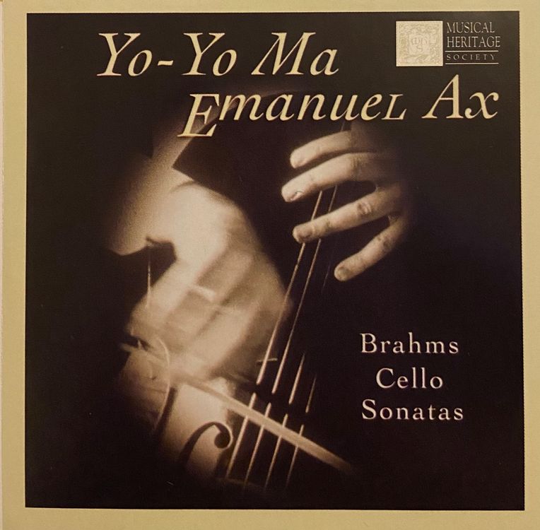 CD Yo-Yo Ma • Emmanuel Ax • Brahms Cello Sonatas • Yo Yo Ma | Kaufen ...