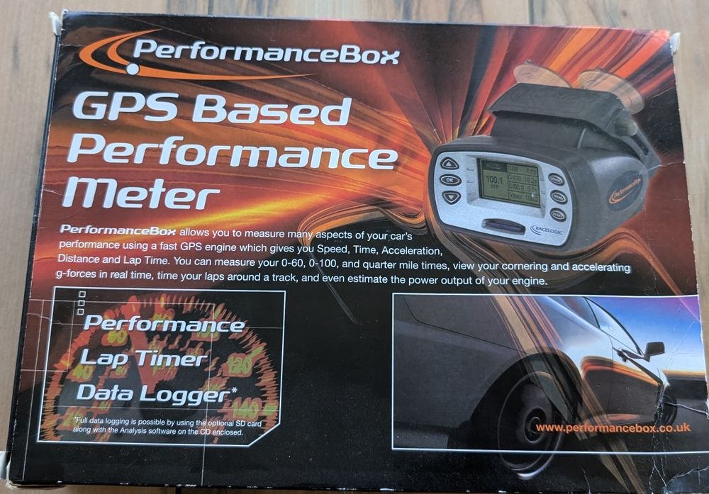 Racelogic PerformanceBox GPS Rennstrecken Meter (Gebraucht) in ...