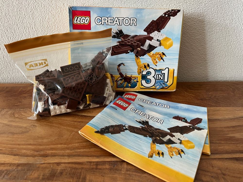 LEGO Creator 3in1 31004 Adler (Gebraucht) in Einsiedeln für CHF 5 – mit ...