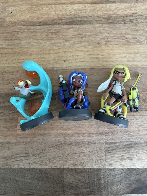 Nintendo 3 Splatoon 3 Amiibo Figuren Set (Gebraucht) in Erlinsbach für CHF 17 – mit Lieferung ...