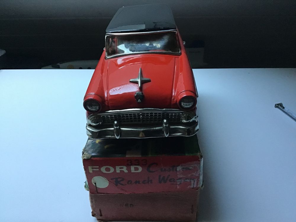 Altes Blech Modellauto " FORD RANCH WAGON" 50er Jahre OVP | Kaufen auf ...