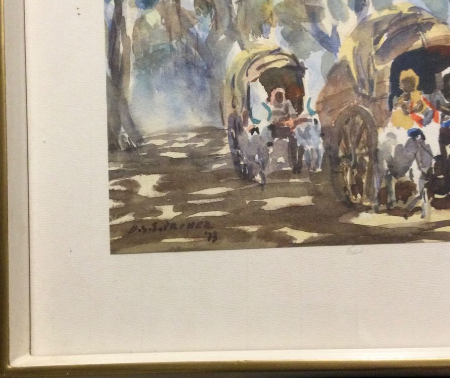 Orientalische Szene Aquarell Unleserlich Signiert (Gebraucht) in Root für CHF 5 – mit Lieferung ...