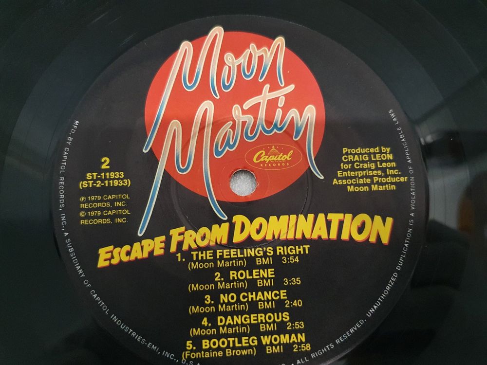 Moon Martin – Escape From Domination (Gebraucht) in Uster für CHF 6 ...