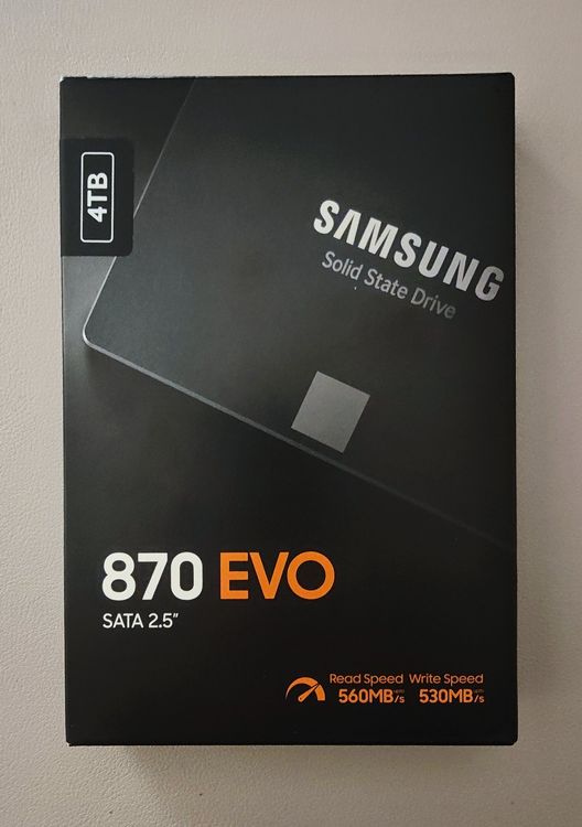 Samsung SSD 870 EVO 2.5" SATA 4000 GB / 4TB - FABRIKNEU (Neu und originalverpackt) in Bern für ...